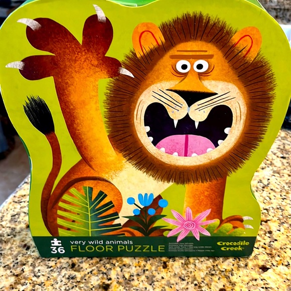 Crocodile Creek | Toys | Crocodile Creek Very Wild Animals Puzzle ...